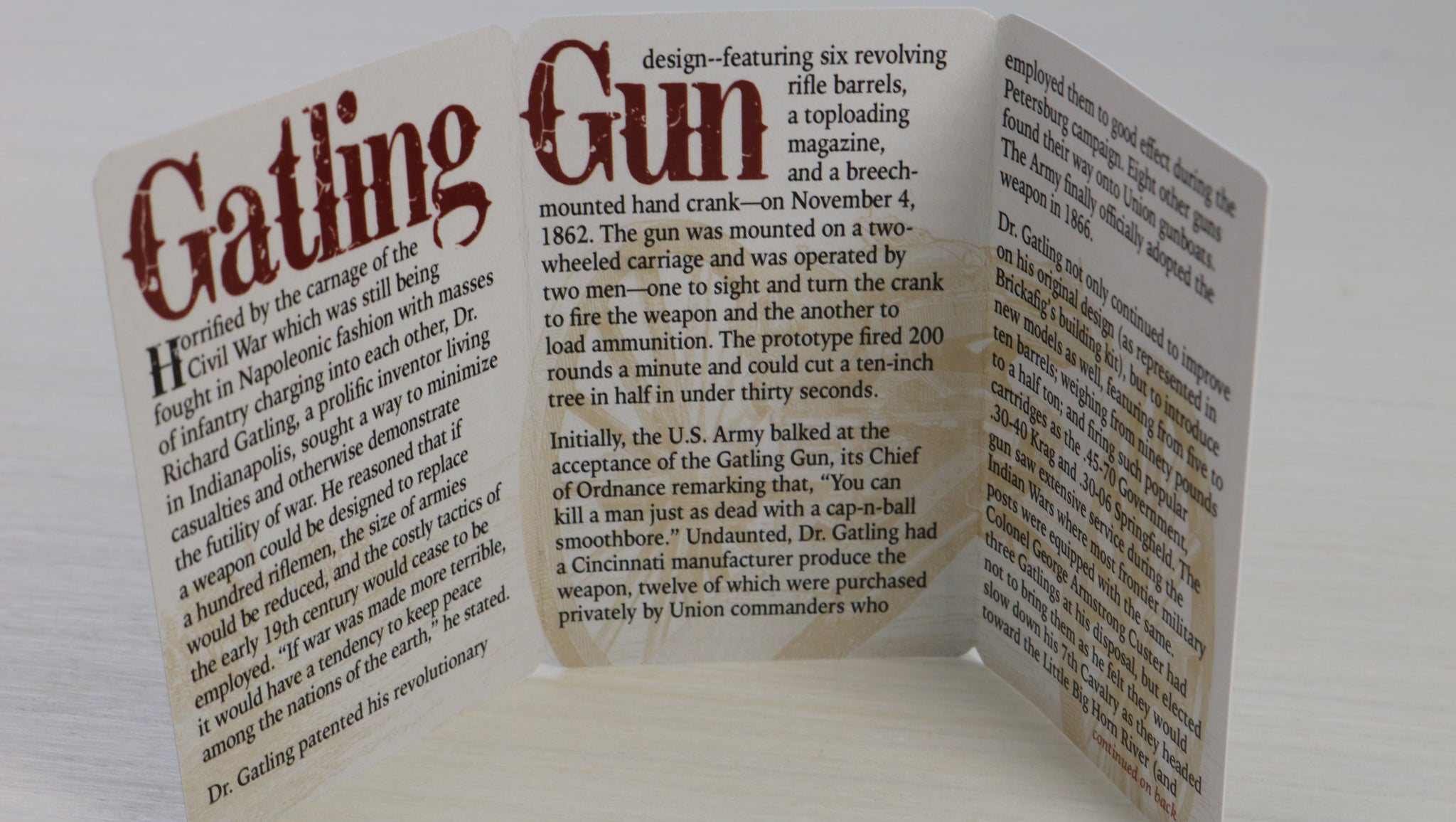 1863 Gatling Gun Kit – Brickafig